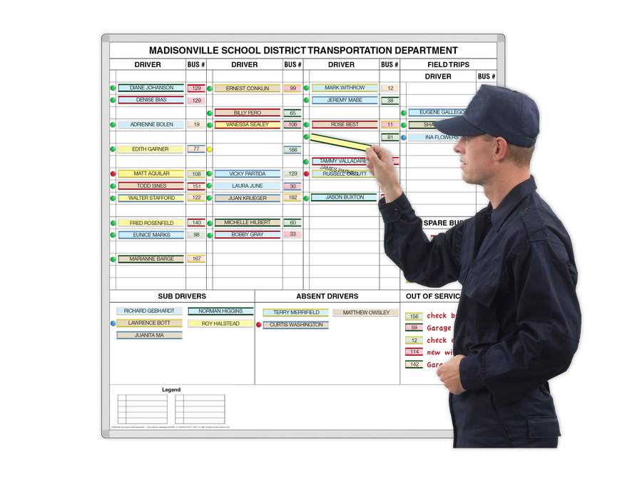Magnetic Dry-Erase School Schedules, Trackers, & Charts