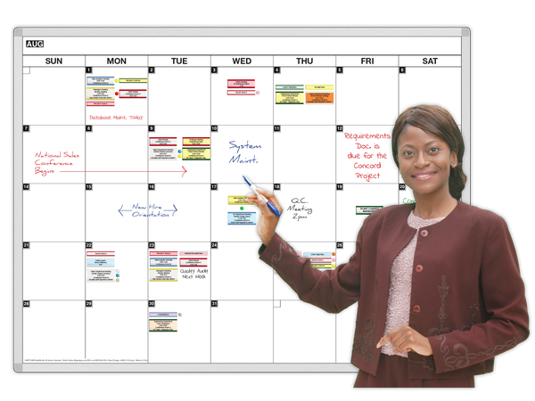 Monthly Dry Erase Whiteboard Calendars