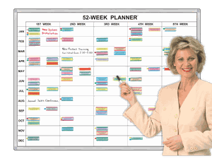 Dry Erase Whiteboard Calendars